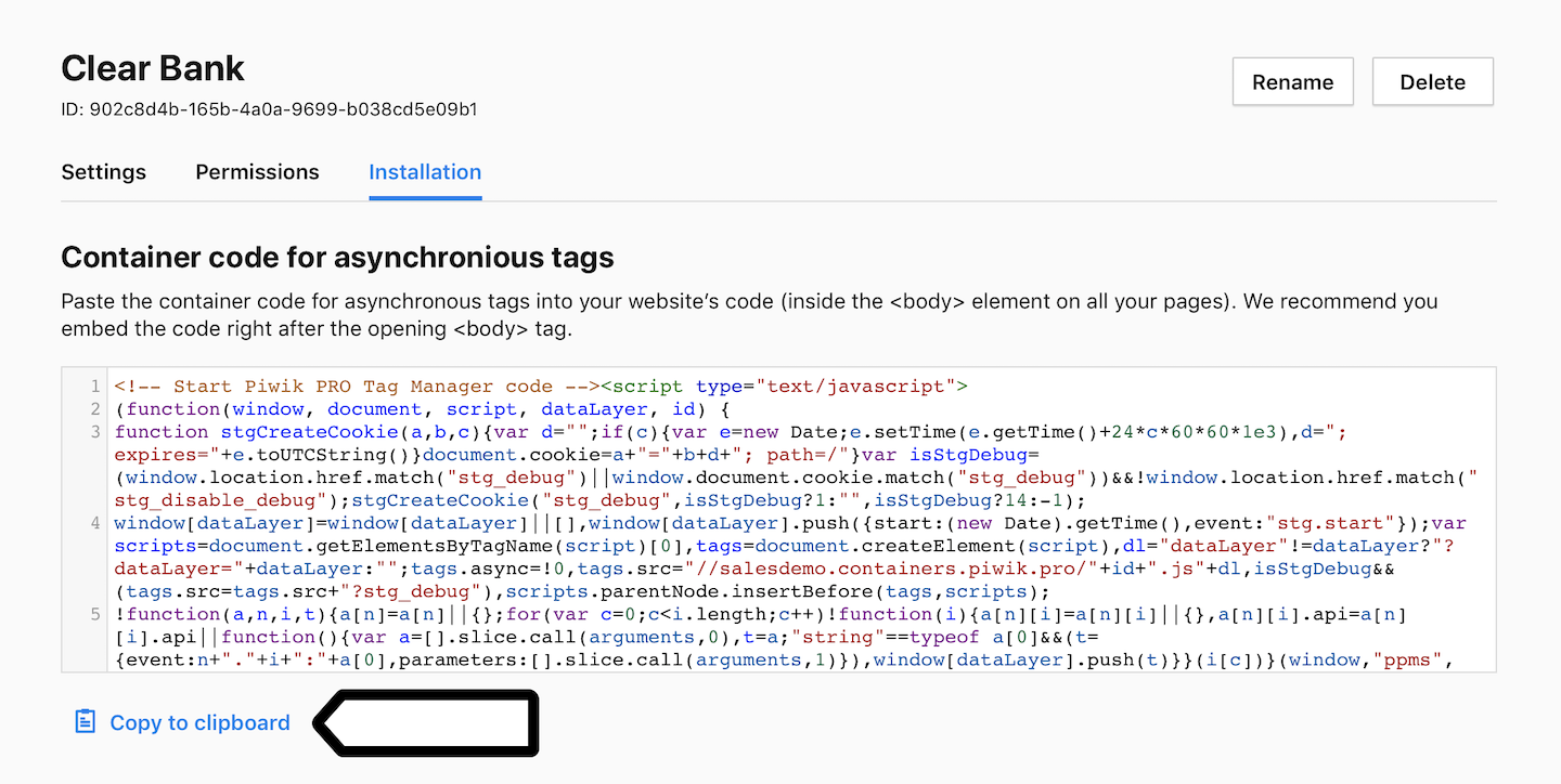 Set up your account | Piwik PRO help center