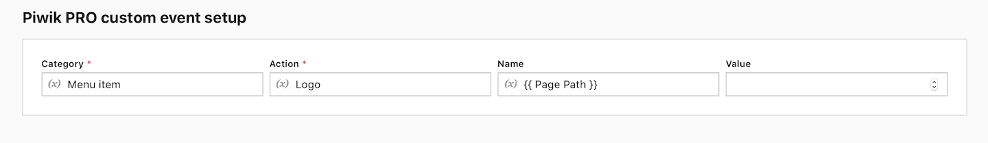 How to track a menu and logo | Piwik PRO help center