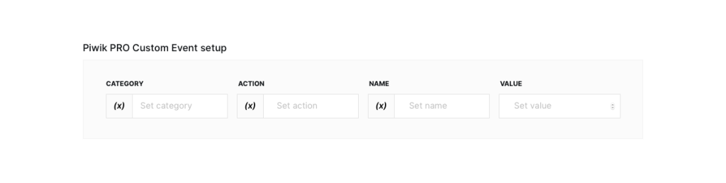 Advanced tracking with events | Piwik PRO help center
