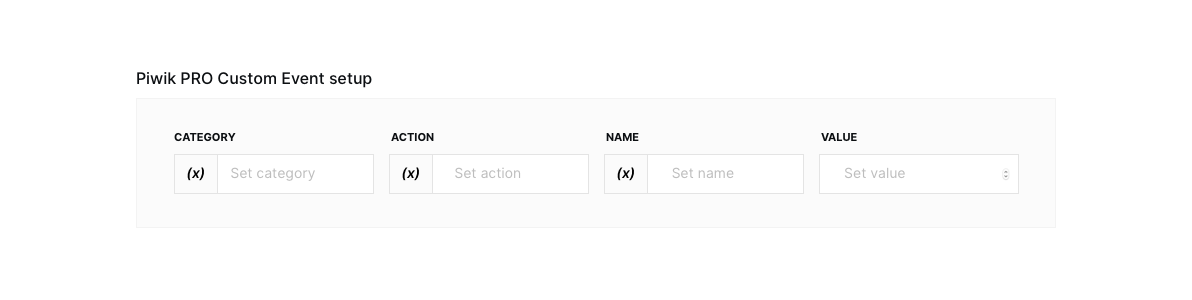Advanced tracking with events | Piwik PRO help center