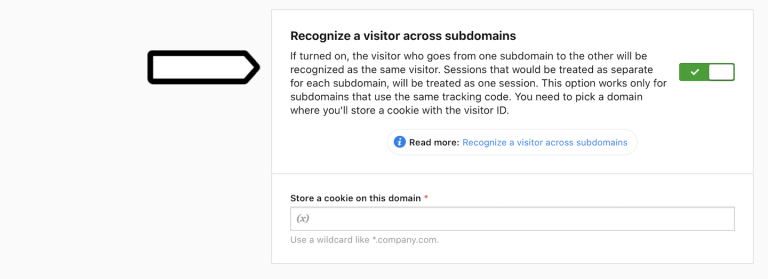 How can I recognize a visitor across subdomains? | Piwik PRO help center