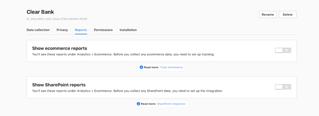 Set up your account | Piwik PRO help center