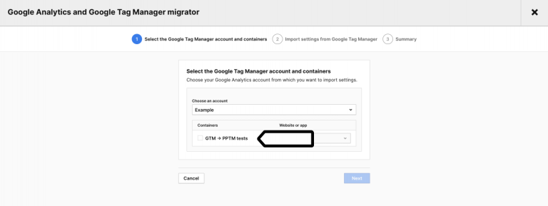Migration tool (GA3 and GTM) | Piwik PRO help center